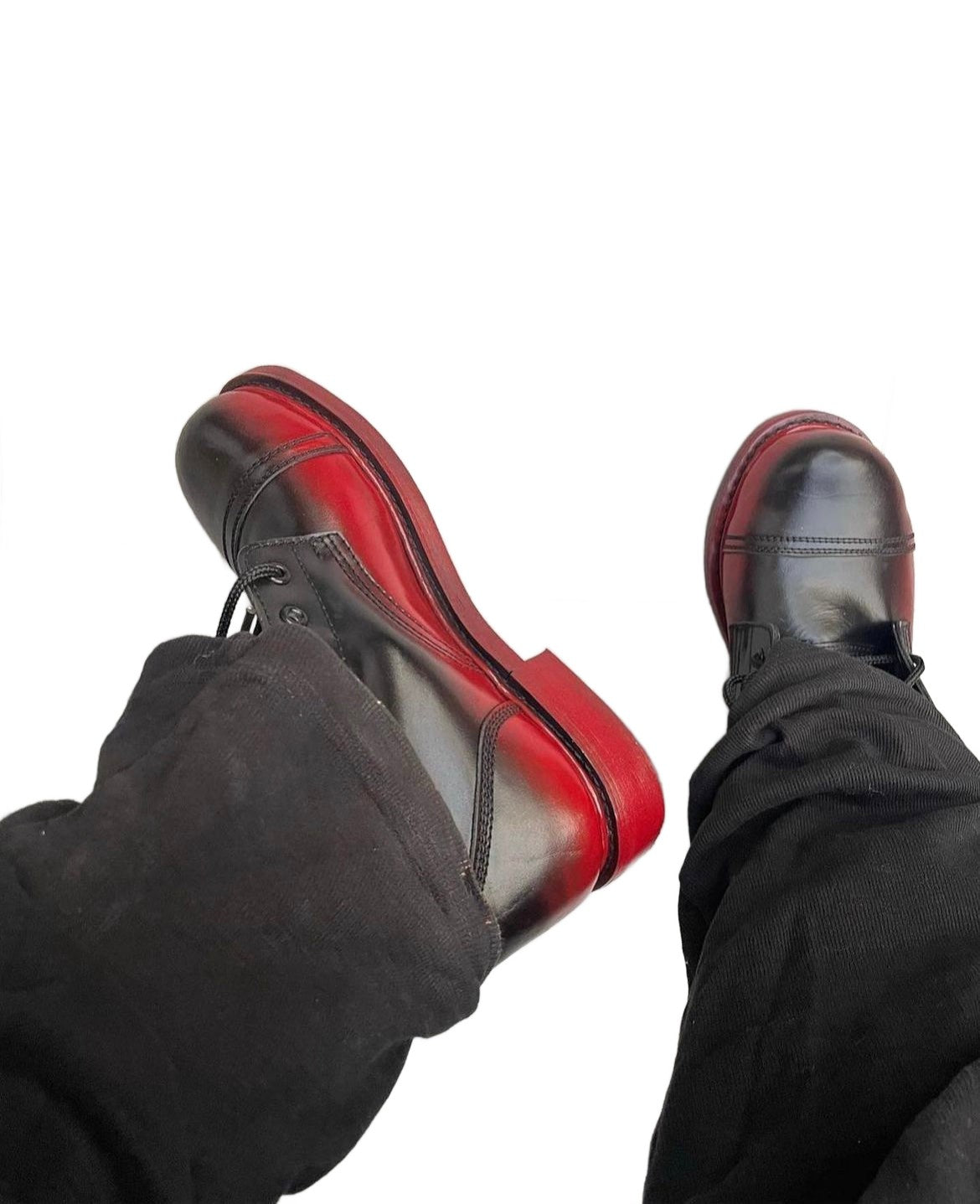 Vintage Blood Red Leather Combat Boots – EXPIREDRAGS